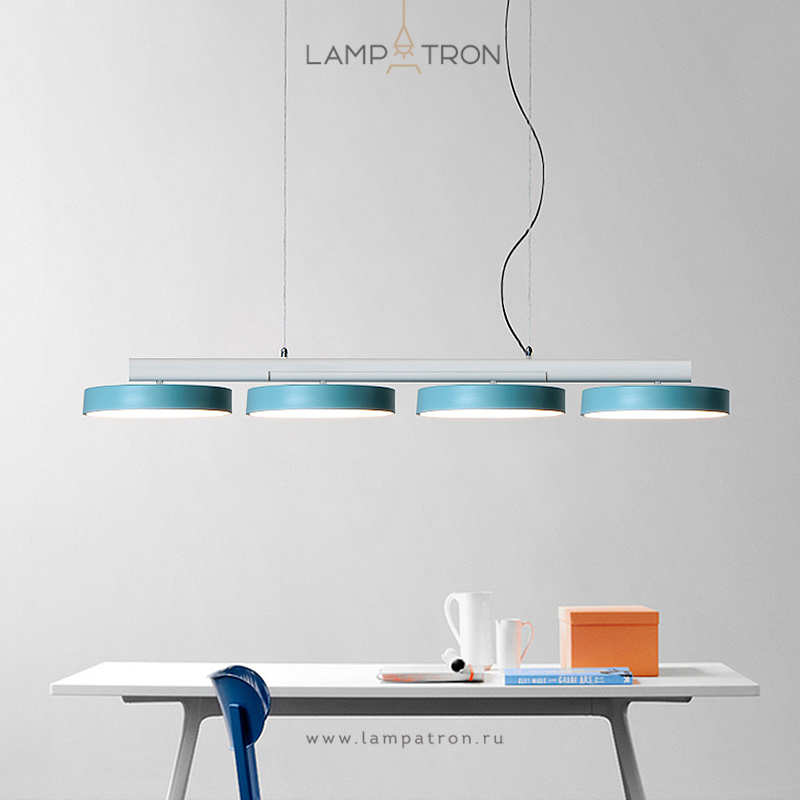 Реечный, рядный светильник TAVIS CROSS Цвет голубой.. Официальная продукция. Остерегайтесь ...