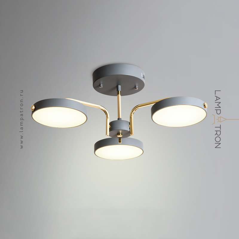 Потолочная люстра TAVIS C Цвет белый.. Официальная продукция. Остерегайтесь подделок. LAMPATRON ...