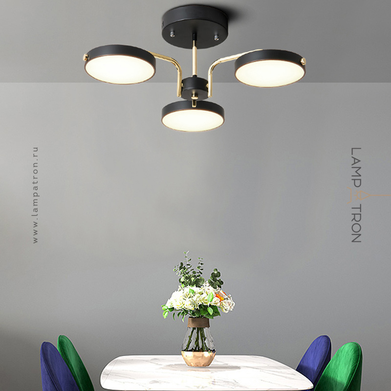 Потолочная люстра TAVIS C Цвет белый.. Официальная продукция. Остерегайтесь подделок. LAMPATRON ...