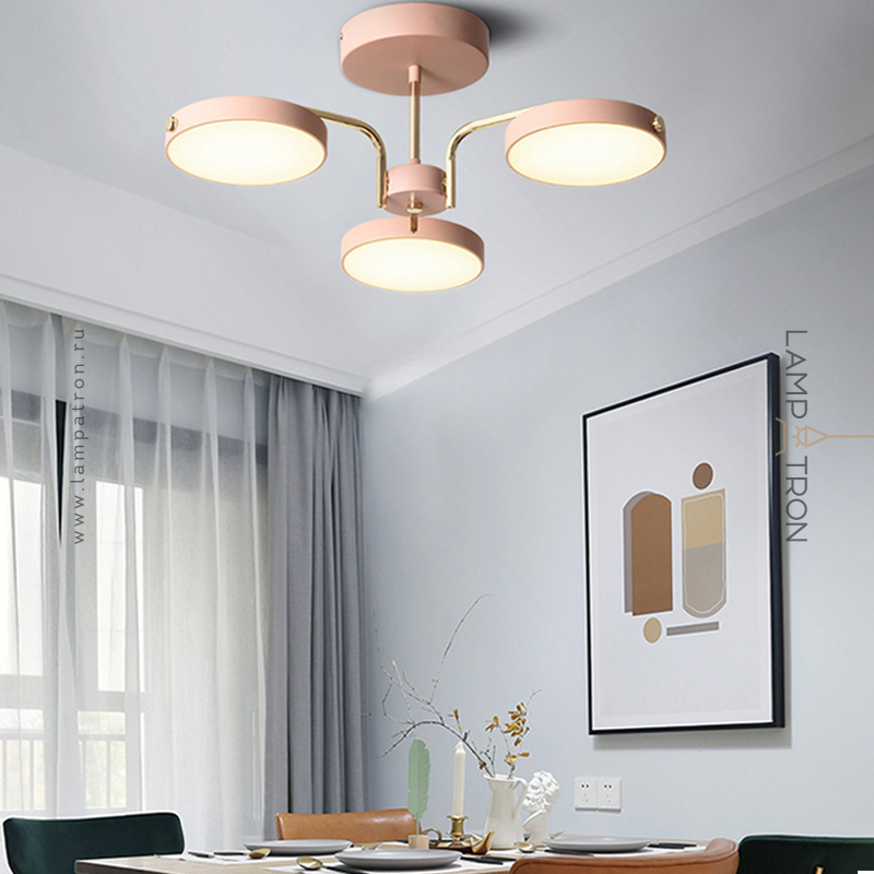 Потолочная люстра TAVIS C Цвет белый.. Официальная продукция. Остерегайтесь подделок. LAMPATRON ...