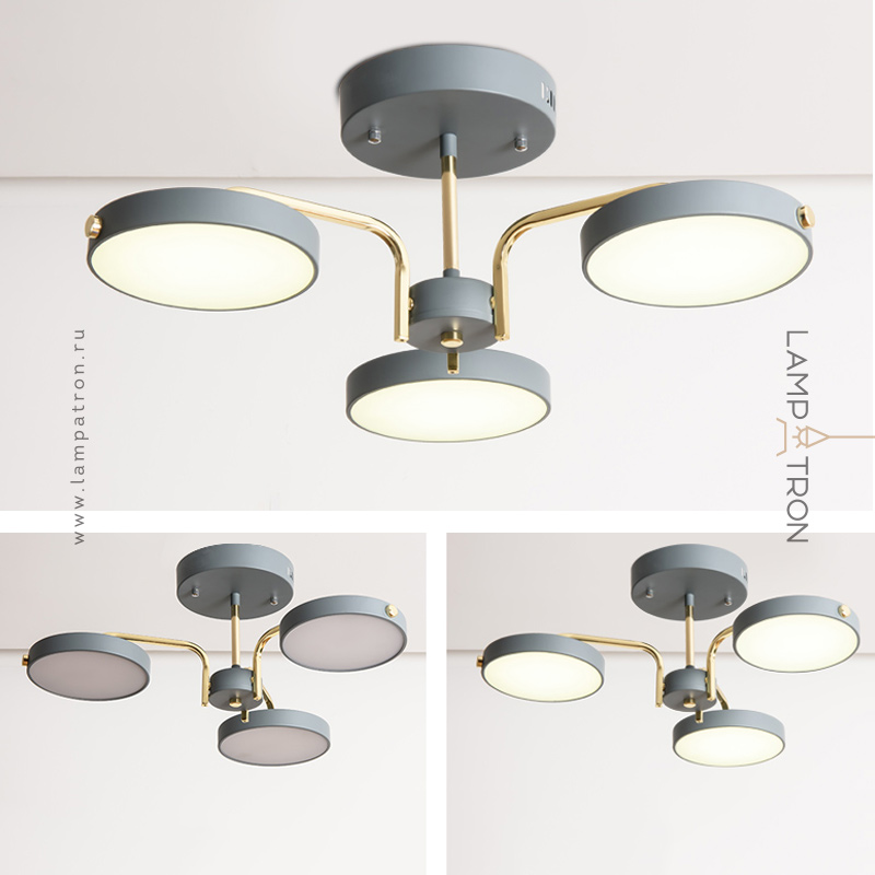 Потолочная люстра TAVIS C Цвет белый.. Официальная продукция. Остерегайтесь подделок. LAMPATRON ...