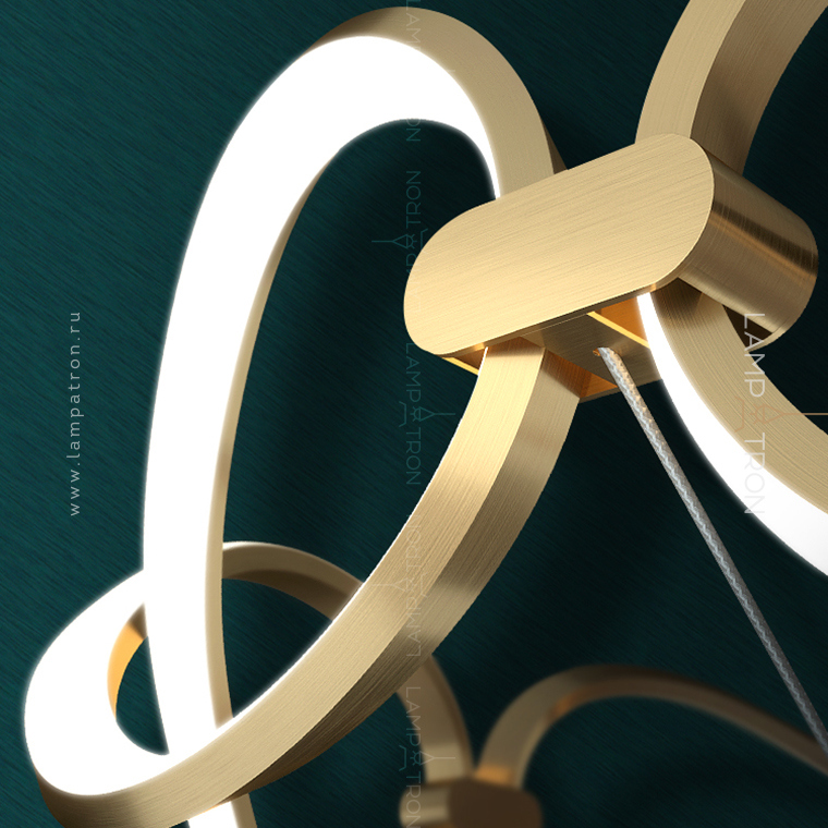 Кольцевые люстры и светильники FORLI Размер S (один ярус). — купить в ...