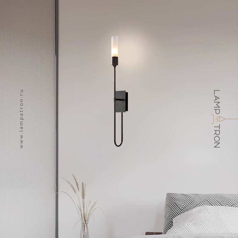 Бра SIMONA WALL 1 плафон. Цвет черный. Официальная продукция ...