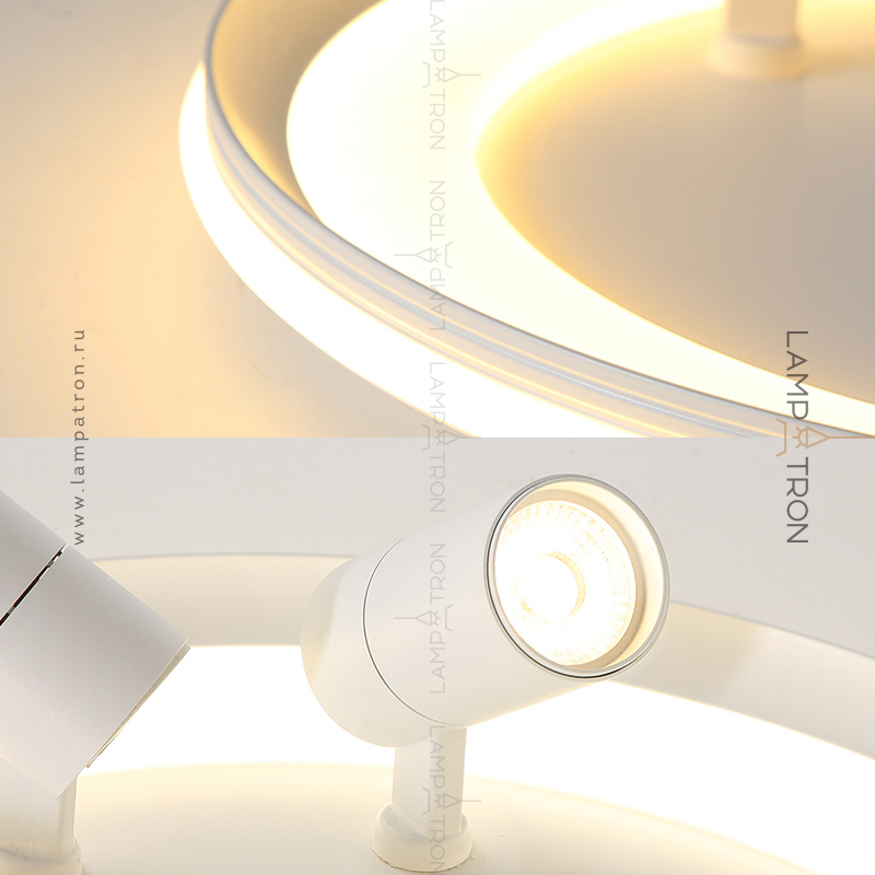 Потолочный светильник GARB Тип А. Размер S. Цвет Белый. Белый свет ...