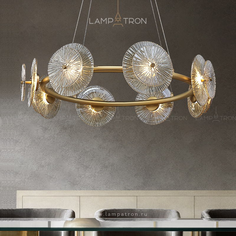 Кольцевые люстры и светильники AGAPI CH. Дизайнерский свет премиум-класса. LAMPATRON ...