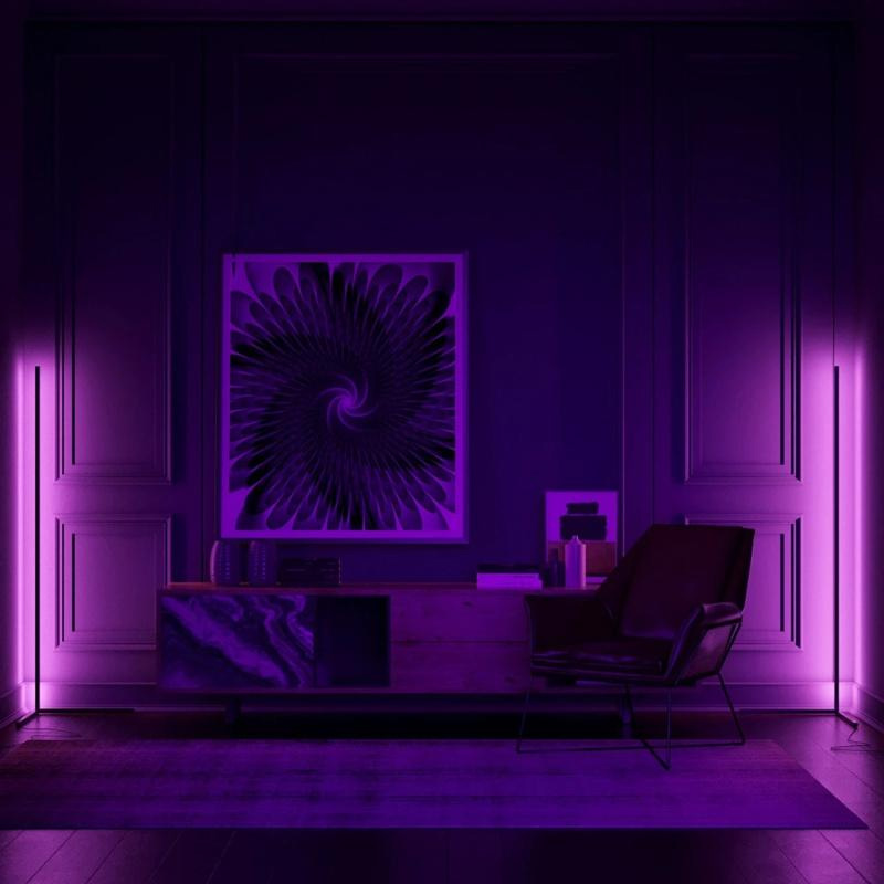 Торшер VIEL RGB Цвет Черный. RGB — купить в Lampatron.ru