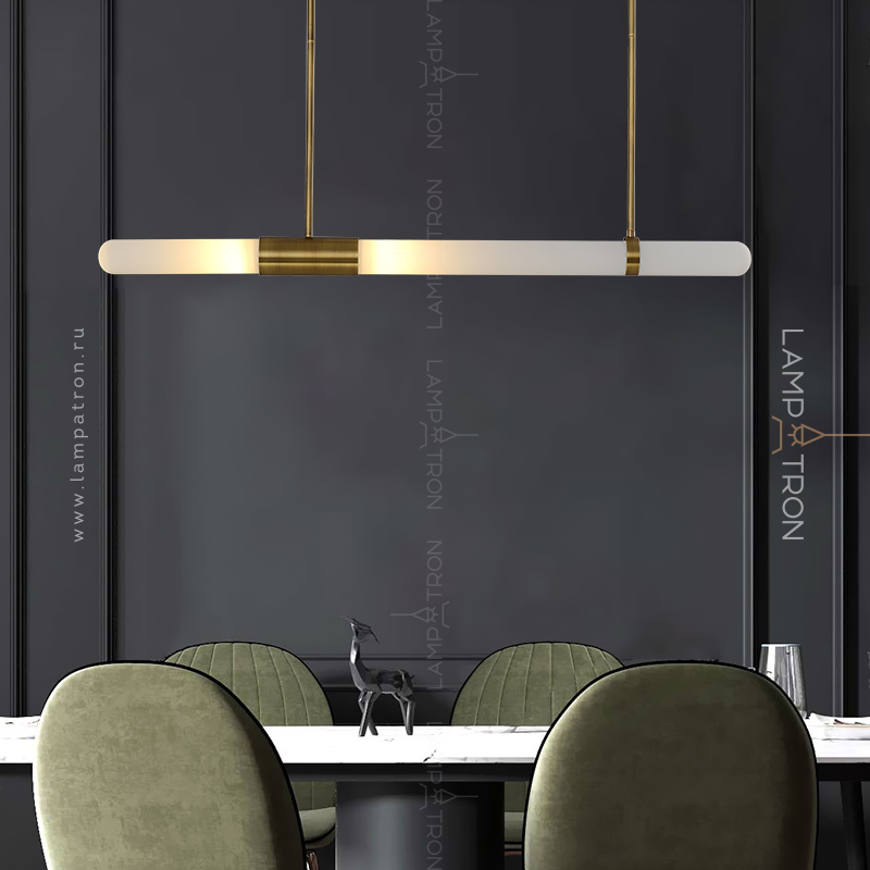 Реечный, рядный светильник SOLVEIG Тип A. Дизайнерский свет премиум-класса. LAMPATRON ...