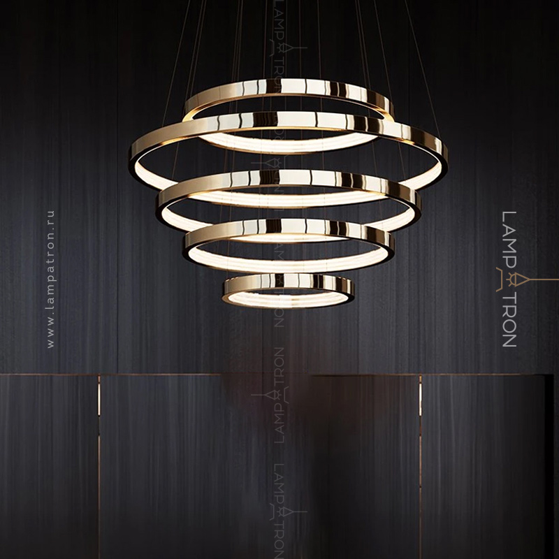 Кольцевые люстры и светильники ABEL A Тип A. Лучшие условия на комплексные заказы. LAMPATRON ...