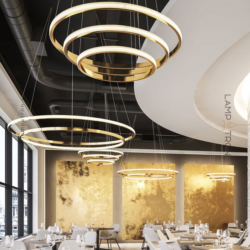 Кольцевые люстры и светильники ABEL A Тип A. Лучшие условия на комплексные заказы. LAMPATRON ...