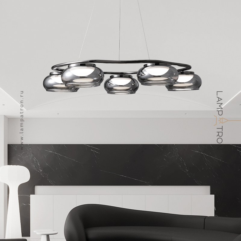 Кольцевые люстры и светильники JULIANO Тип A. 5 ламп. Контроль качества ...