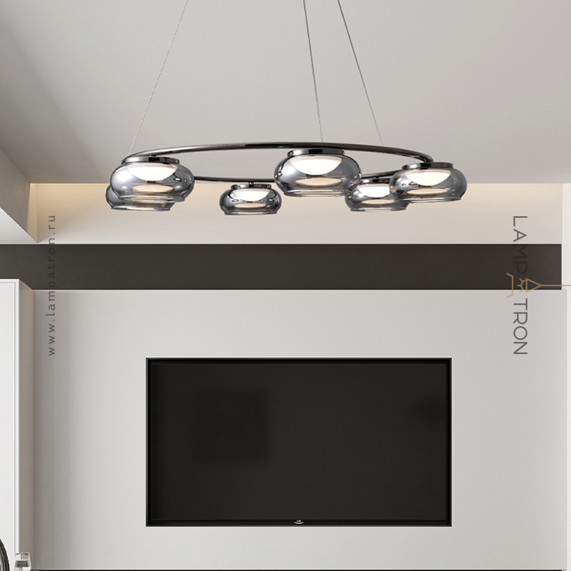 Кольцевые люстры и светильники JULIANO Тип A. 5 ламп. Контроль качества ...