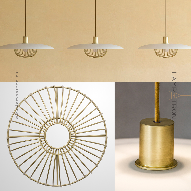 Подвесной светильник GOTWALD Размер S. Цвет Латунь. Металл — купить в ...