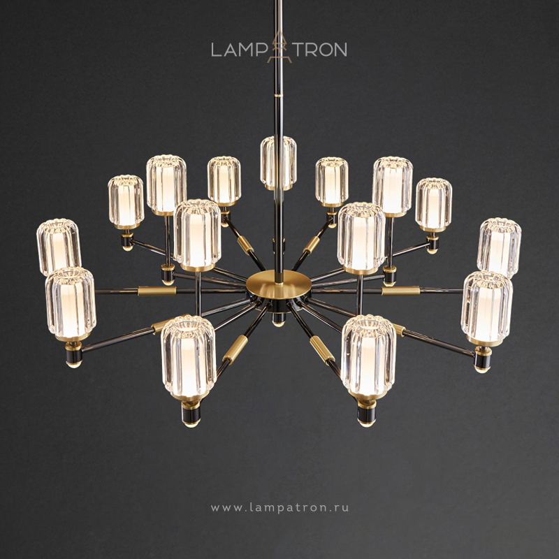 Люстра LEONEL CH 6 ламп. Место, где Новинки появляются первыми. Доставка по всей России ...