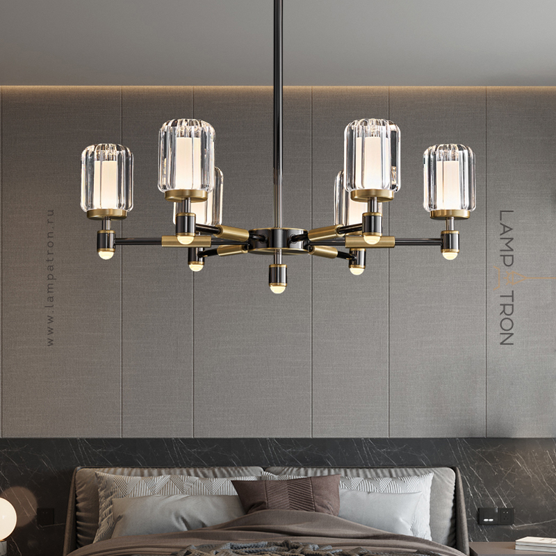 Люстра LEONEL CH 6 ламп. Место, где Новинки появляются первыми. Доставка по всей России ...