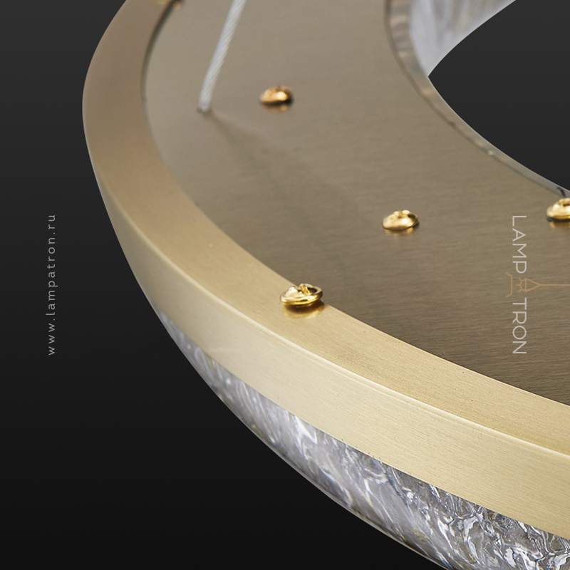 Кольцевые люстры и светильники NELIUS Два кольца. 40 + 60 см. Ювелирный подход к освещению ...