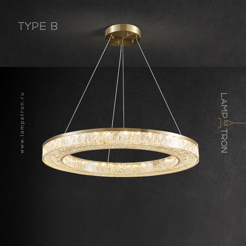 Кольцевые люстры и светильники OLAGUS ONE Тип A. Размер S. Цвет Латунь. Контроль качества ...