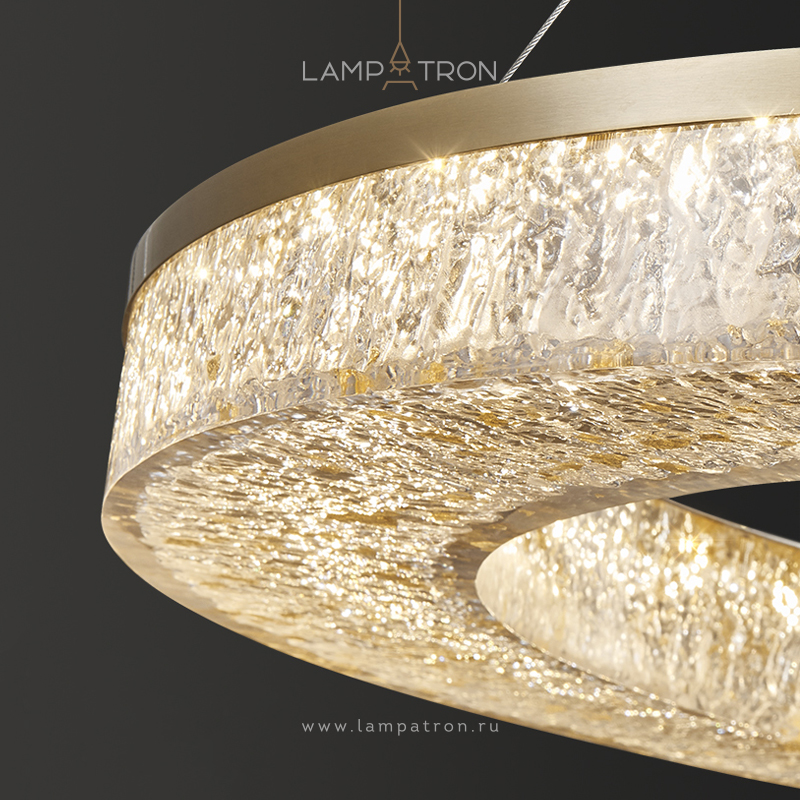 Кольцевые люстры и светильники OLAGUS ONE Тип A. Размер S. Цвет Латунь. Контроль качества ...