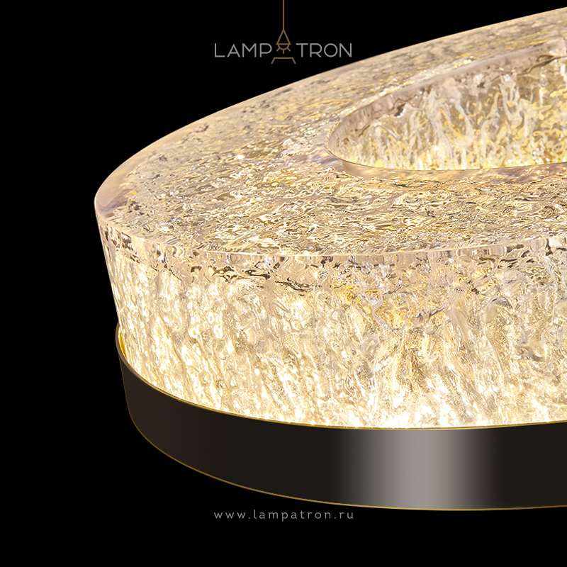 Кольцевые люстры и светильники OLAGUS ONE Тип A. Размер S. Цвет Латунь. Контроль качества ...