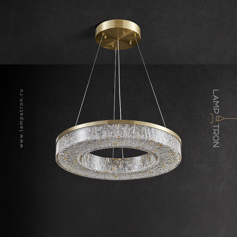 Кольцевые люстры и светильники OLAGUS ONE Тип A. Размер S. Цвет Латунь. Контроль качества ...