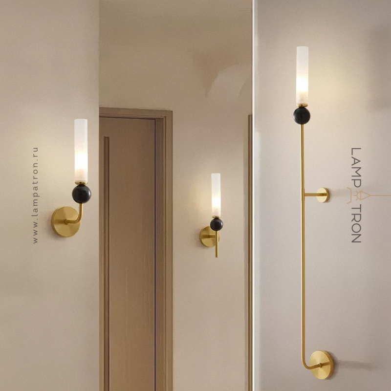Бра STENLY WALL A Модель А: Латунь + Черный. Лучшие условия на комплексные заказы. LAMPATRON ...