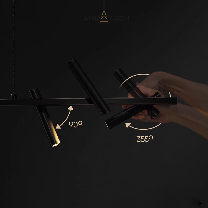 Реечный, рядный светильник LEEDS LONG 6 ламп. Ювелирный подход к ...