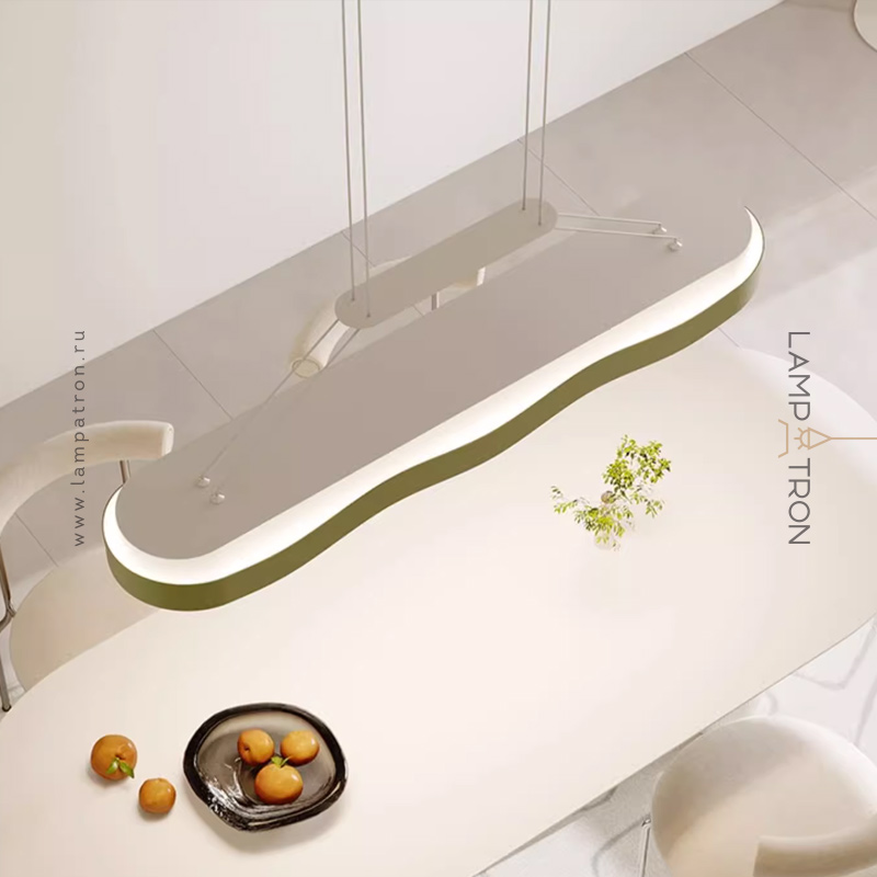 Реечный, рядный светильник FINIAN LONG Цвет Мятно-зеленый. Помощь в ...