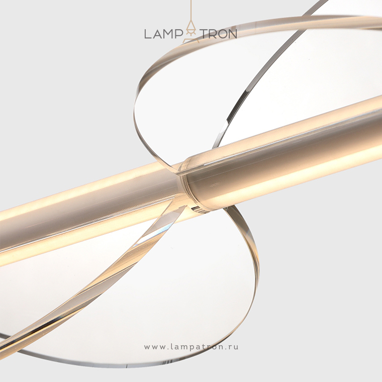 Реечный, рядный светильник OTTO LONG 4 плафона. Цвет желтый. Официальная продукция. Рекомендации ...