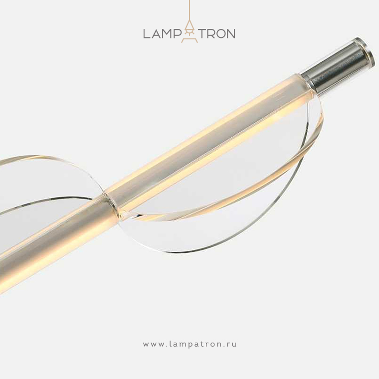 Реечный, рядный светильник OTTO LONG 4 плафона. Цвет желтый. Официальная продукция. Рекомендации ...