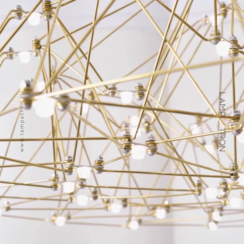 Люстра REIER Размер S. Цвет серебро. Официальная продукция ...