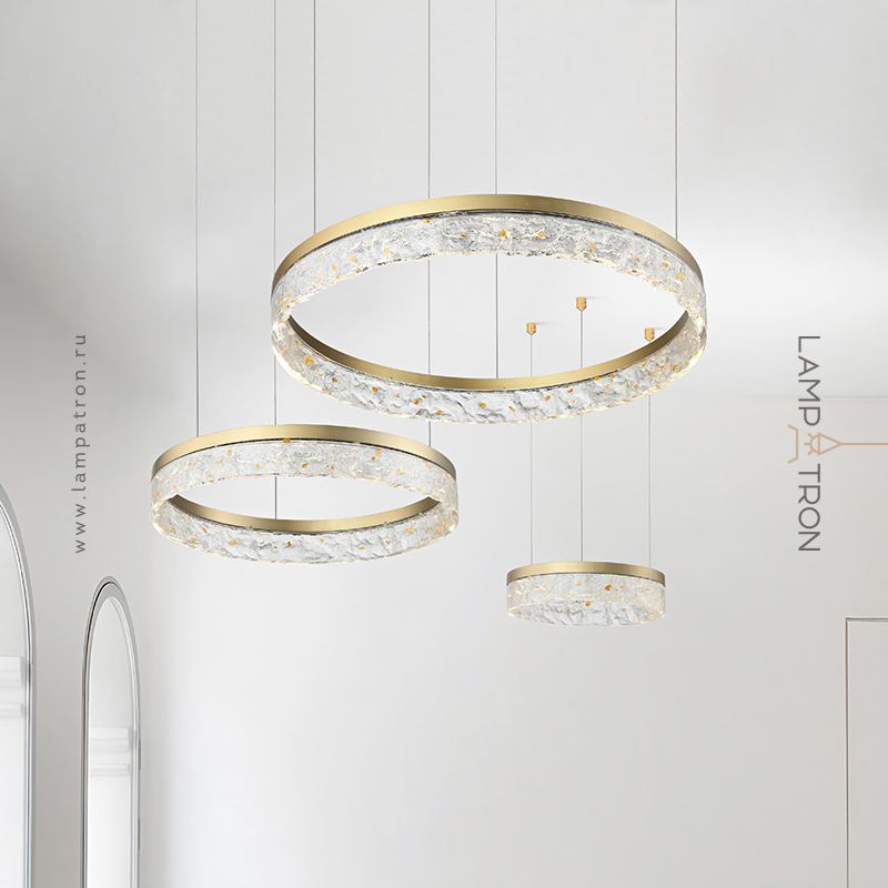 Кольцевые люстры и светильники VALLDOR RING Размер S. Дизайнерский свет премиум-класса ...