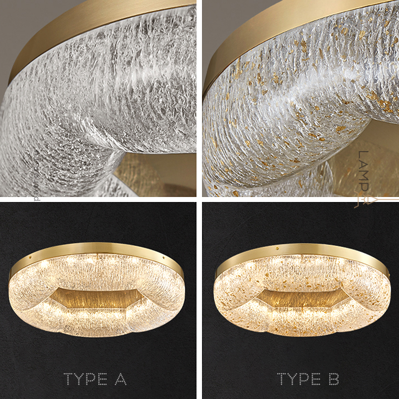 Потолочный светильник NELIUS WAVY CH Тип А. Размер S. Лучшие условия на комплексные заказы ...
