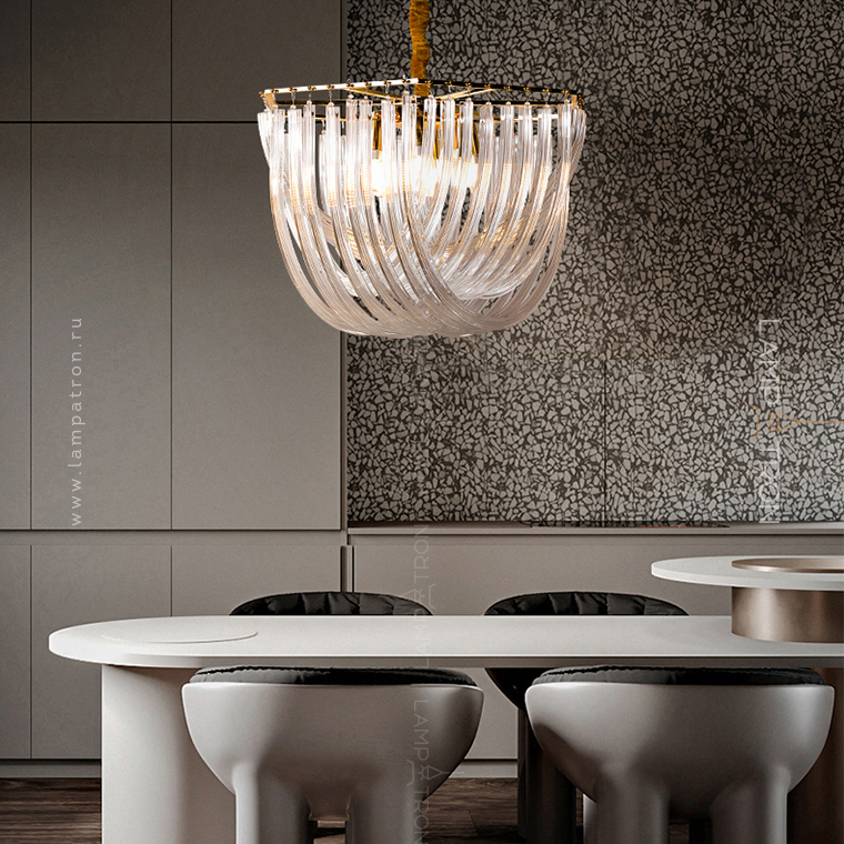 Люстра FLOW 4 лампы.. Ювелирный подход к освещению. LAMPATRON: Официальный интернет-магазин ...