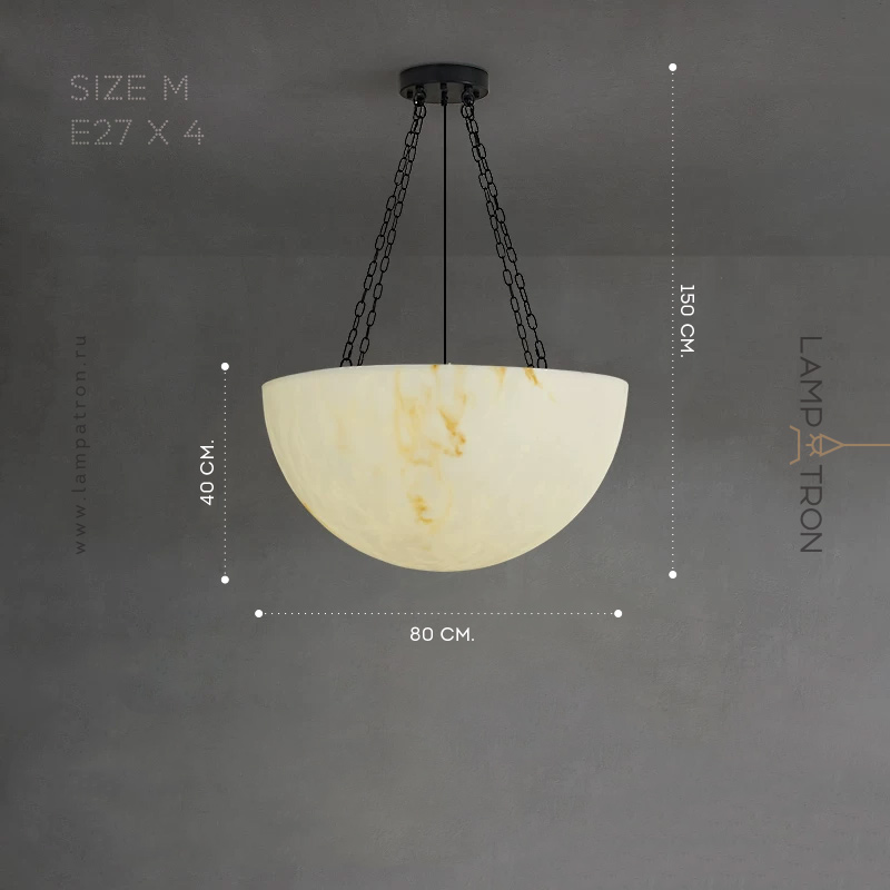 Люстра ONERVA Размер M. Дизайнерский свет премиум-класса. LAMPATRON ...