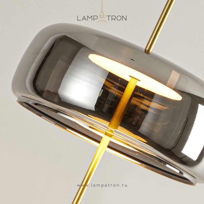 Торшер DIDERIK Дымчато-серый. Трехцветный свет. Дизайнерский свет ...