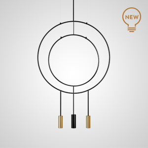 Подвесной светильник VILF Размер S (1 лампа). Цвет плафона черный ...